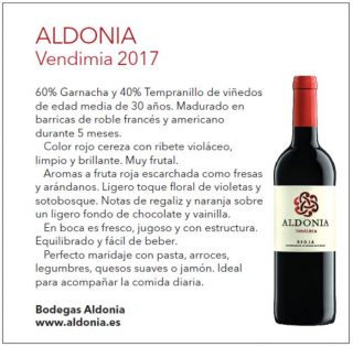 Nueva añada 2017. Sólo para tus sentidos… | Aldonia